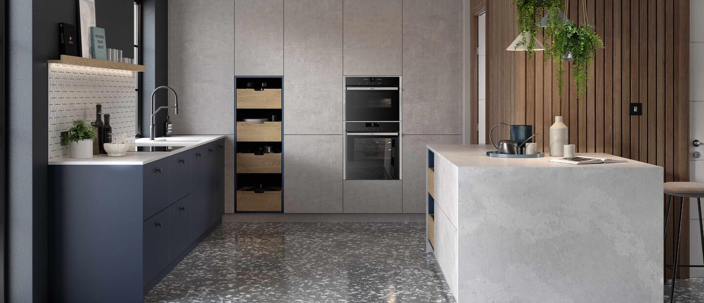 Unity Kitchens | Metallic & Concrete | Kitchen Cabinets